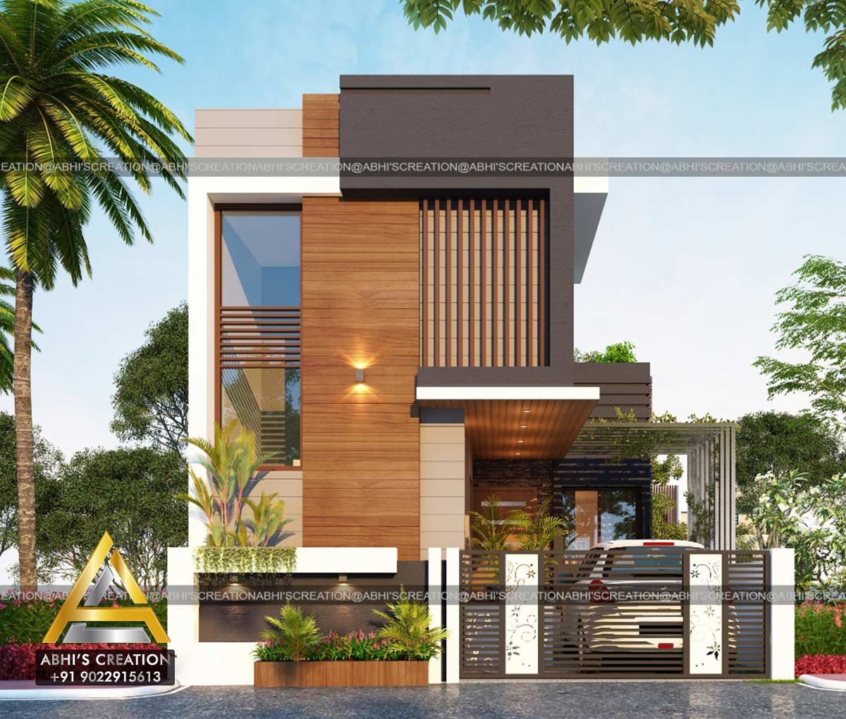 3D Bungalow Rendering | Bungalow Elevation Services