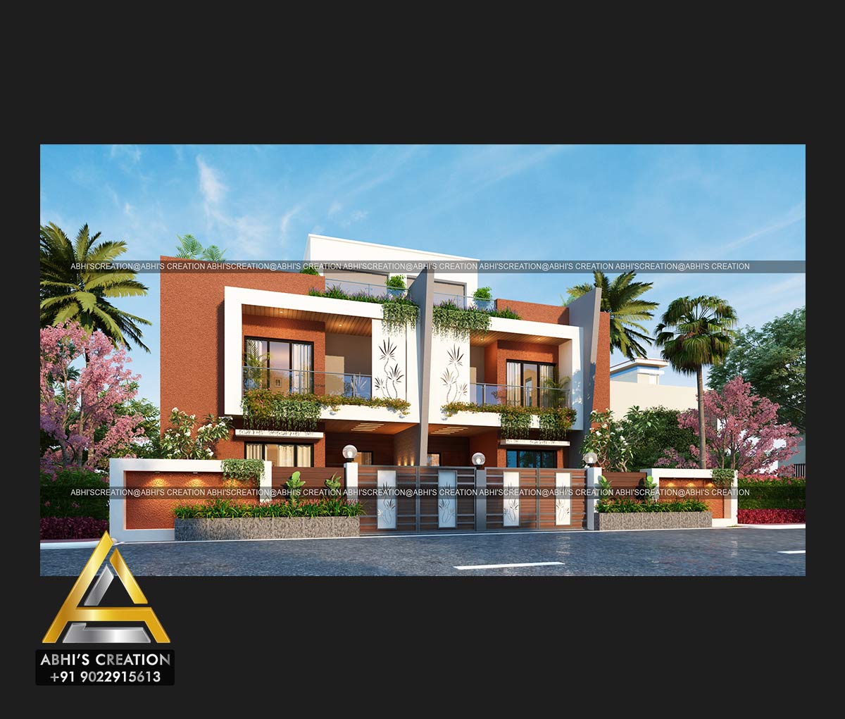 3D Bungalow Rendering | Bungalow Elevation Services